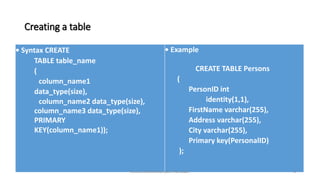 SQL server management studio | PPTX