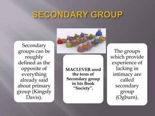 Lecture of Sociology on Social Group | PPTX