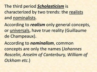 Lecture 4. Medieval philosophy.ppt