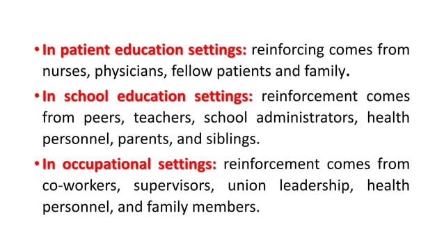 scope of behavior change | PPT | Free Download