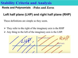 LECTURE 4. Stability criteria and Analysis_Control Systems Engineering_MEB 4101.pptx
