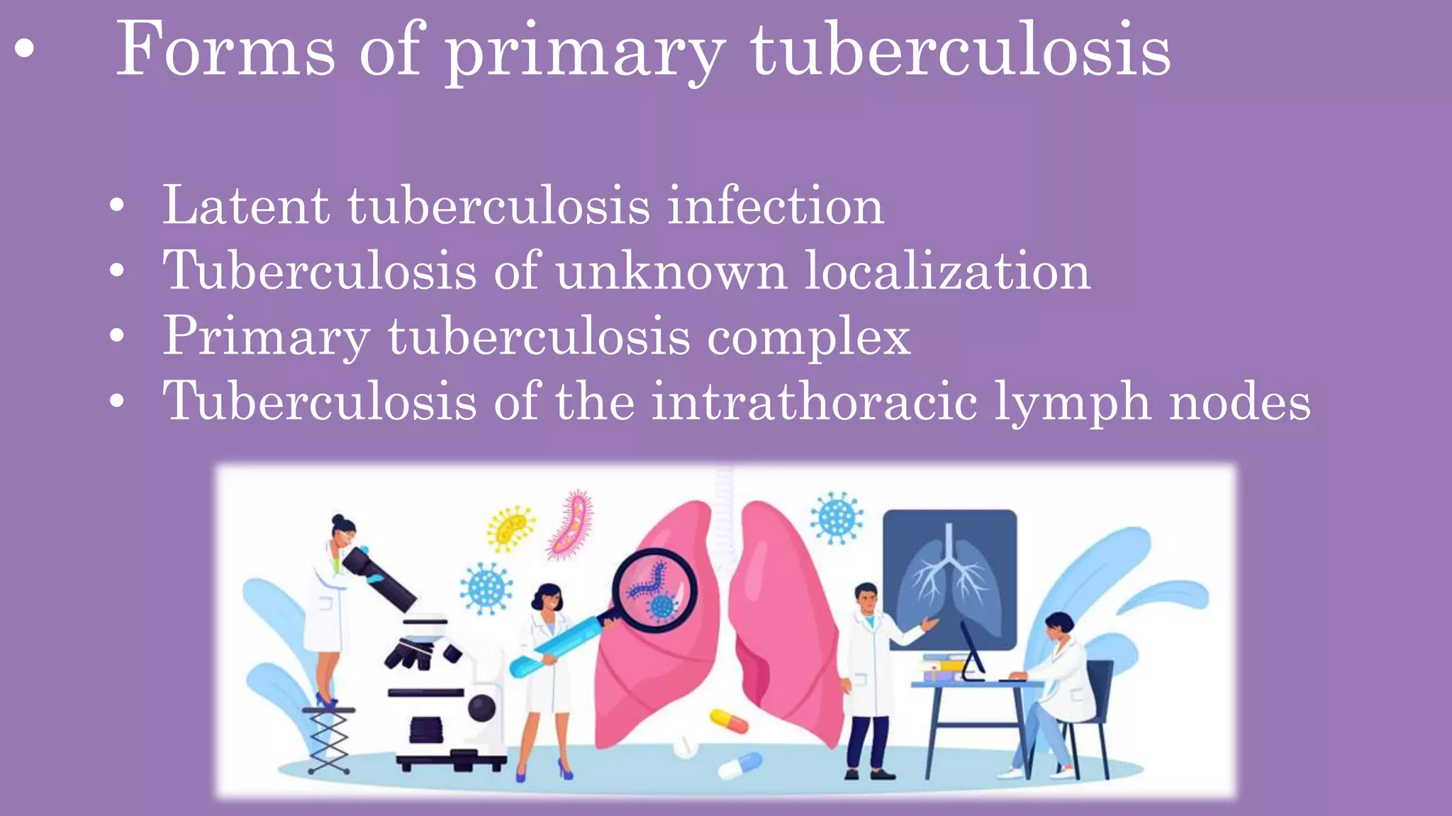 Primary and secondary forms of tuberculosis | PPTX