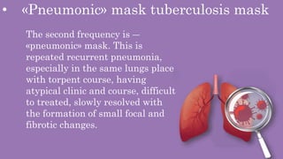 Primary and secondary forms of tuberculosis | PPTX