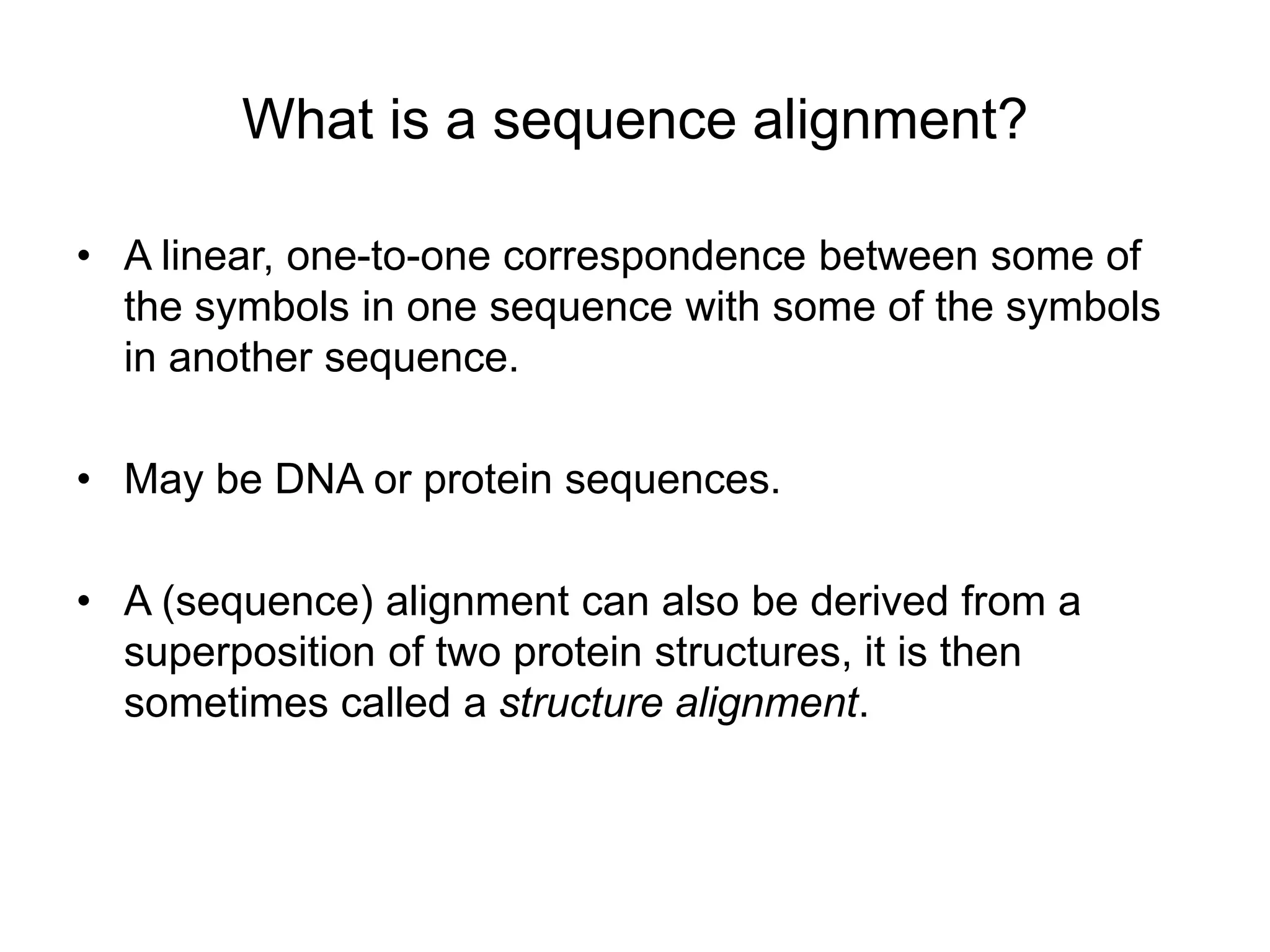 lecture4.ppt Sequence Alignmentaldf sdfsadf | PPT