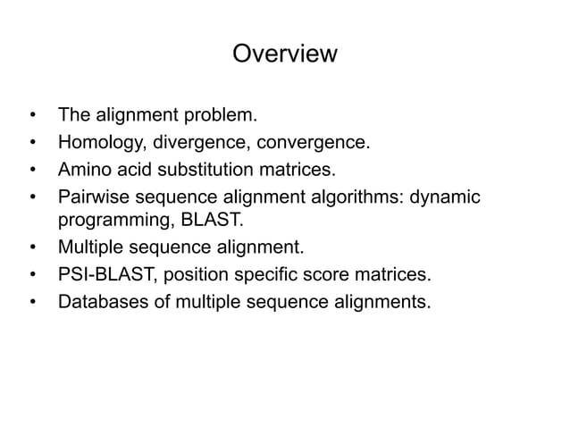 lecture4.ppt Sequence Alignmentaldf sdfsadf | PPT