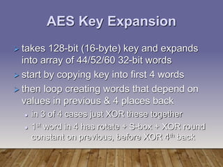 advance encryption standard chapter 5.ppt