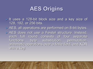 advance encryption standard chapter 5.ppt