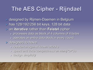 advance encryption standard chapter 5.ppt