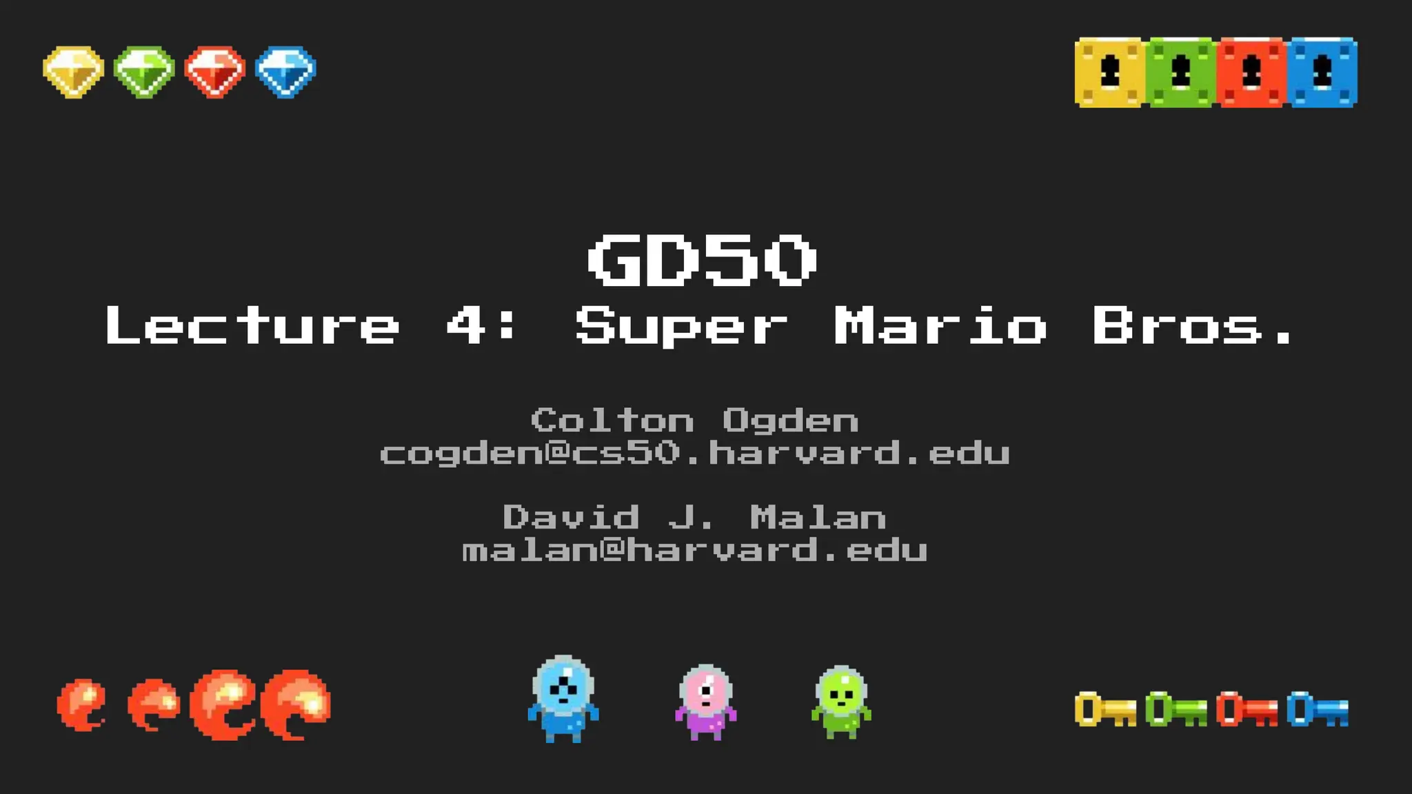 CS50 Game Dev Lecture : Super Mario Bros | PDF