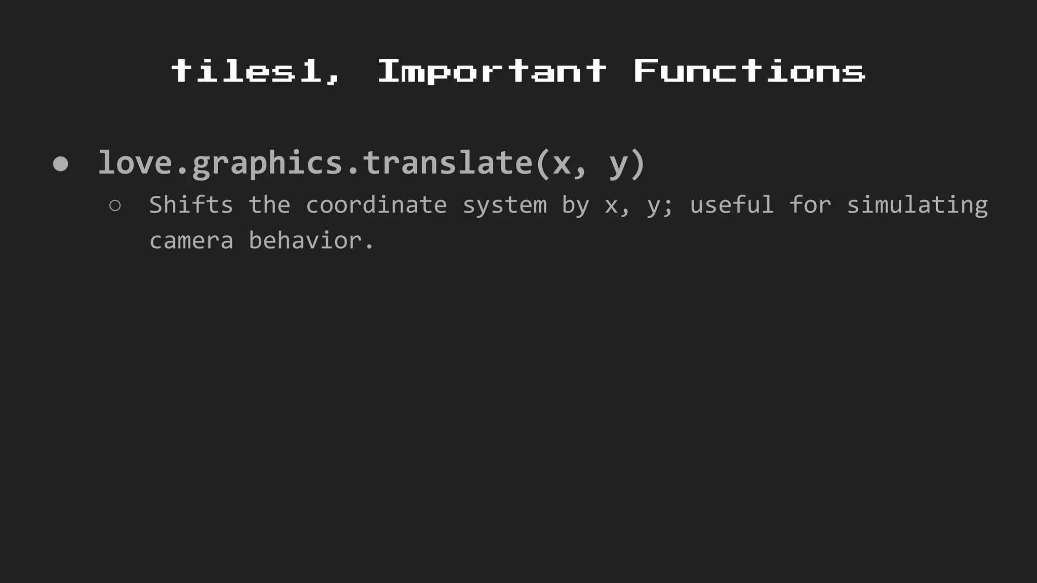CS50 Game Dev Lecture : Super Mario Bros | PDF