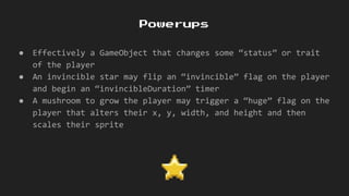 CS50 Game Dev Lecture : Super Mario Bros | PDF