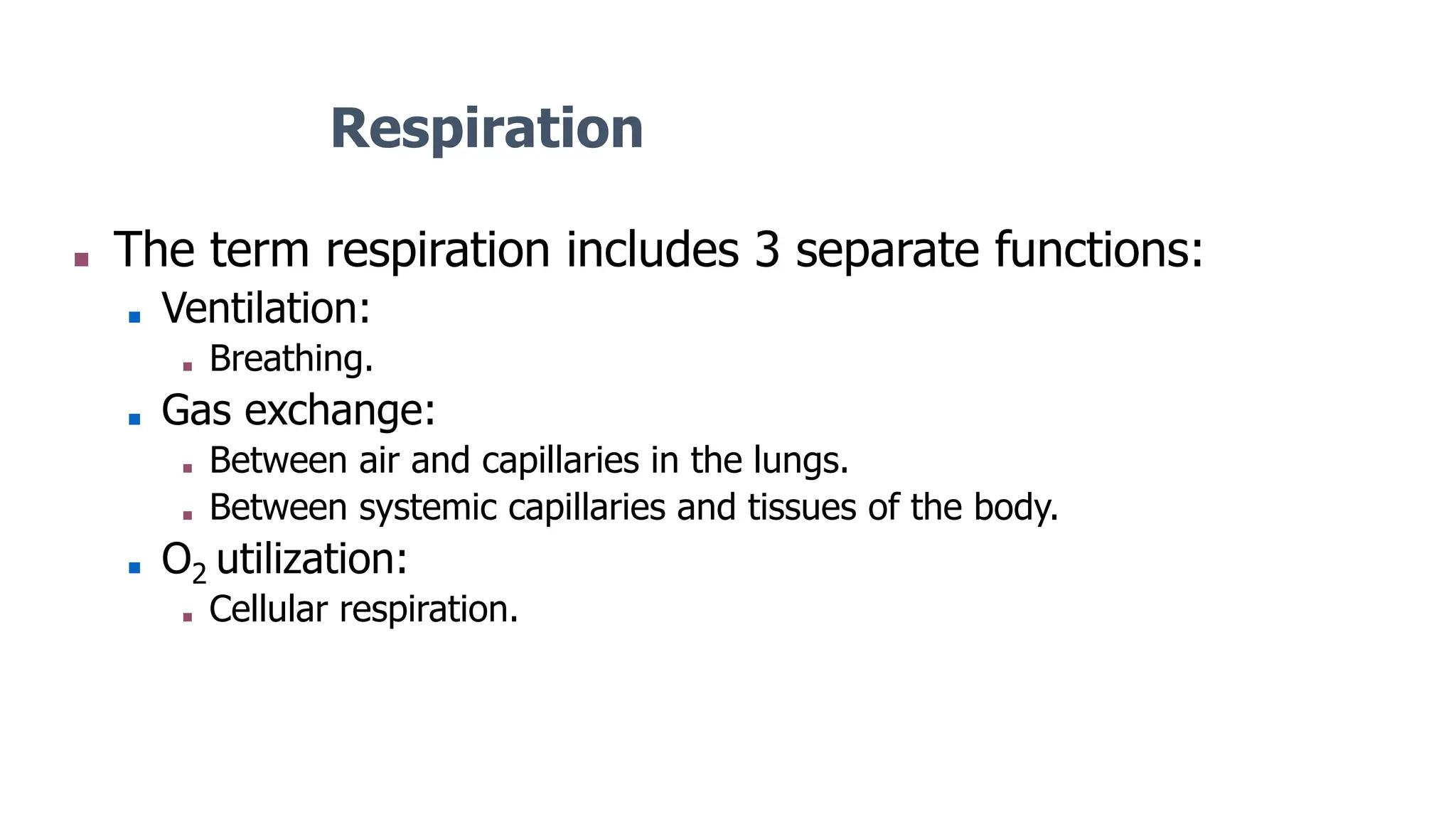 Respiration Physiology Doctor of Pharmacy | PPT