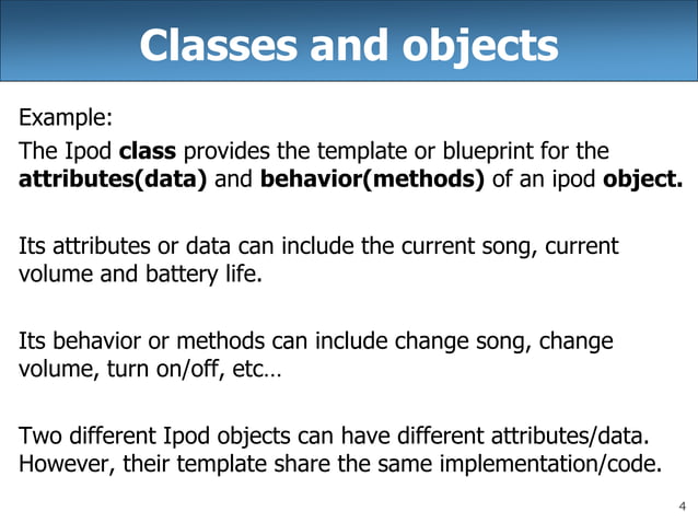 python ooops concepth ppt q and represation | PPT