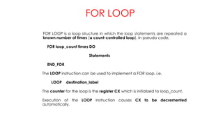 lecture4 control flow instruction in assembly.pptx