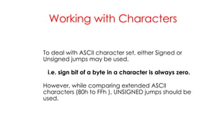 lecture4 control flow instruction in assembly.pptx | Programming Languages | Computing