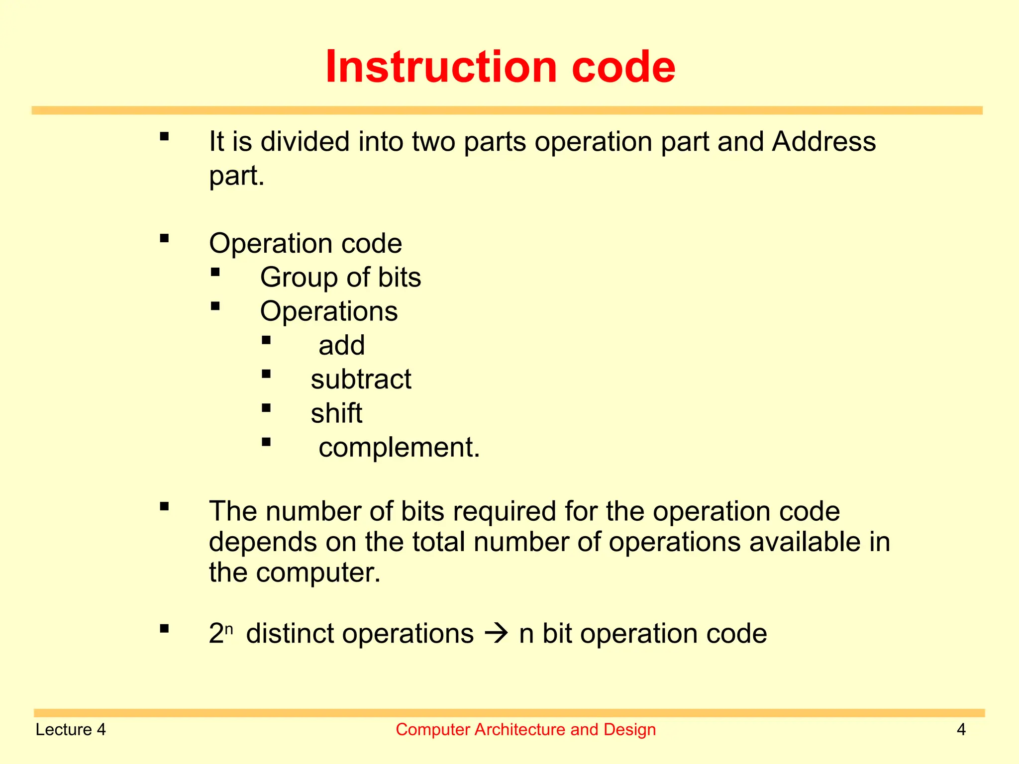 Computer Architecture notes by Beenish Lecture 4.ppt