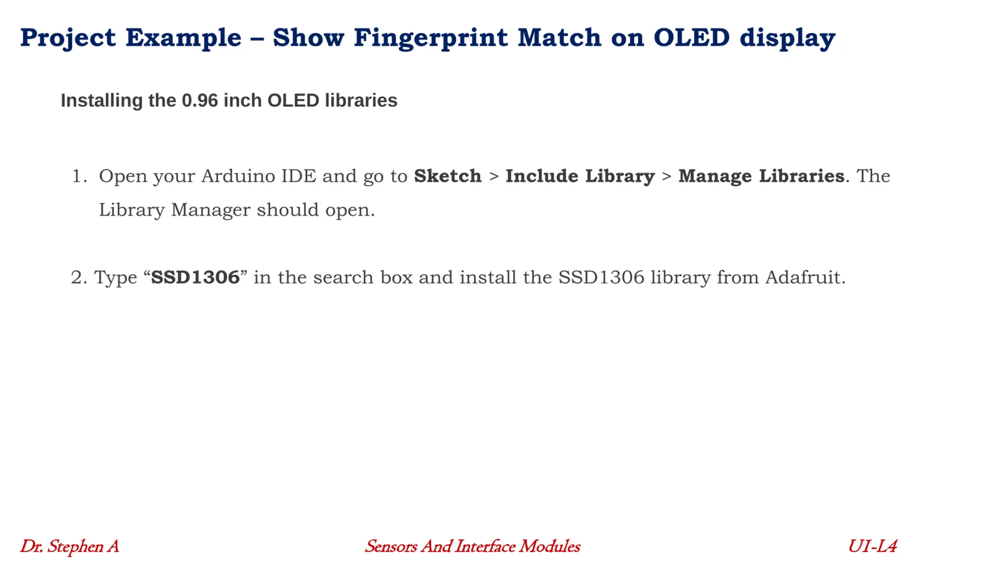 Common Sensors and their Working Principles - Lecture 4 | PPT