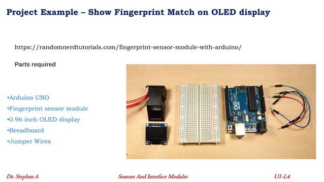 Common Sensors and their Working Principles - Lecture 4 | PPT