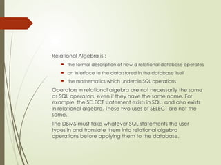 Relational Algebra in Database design.pptx