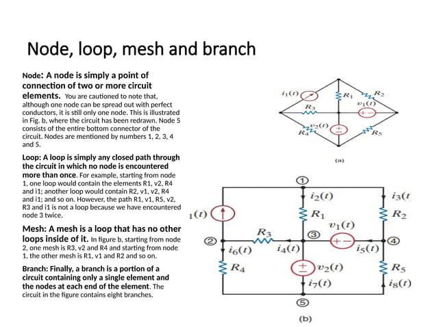 Introduction to Node, Loops, Mesh and branch. | PPTX