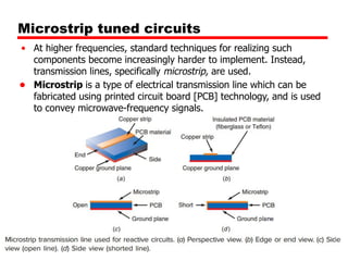 Lectures notes on microwave transistors and microstrips | PDF