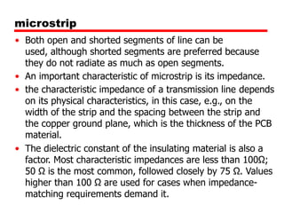 Lectures notes on microwave transistors and microstrips | PDF