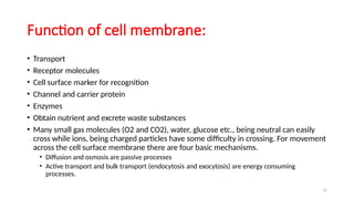 Principle of cellular life structure and function | PPTX