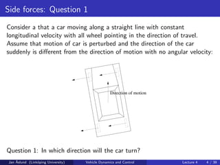 Vehicle Dynamics and Control in four wheels | PDF