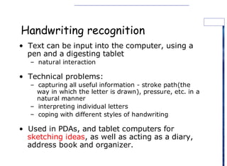 Comprehensive Overview of Computer Interaction and Input Devices | PDF