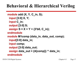 Lecture_4-3.ppt on verilog hdl................................................... | PPT ...