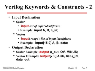 Lecture_4-3.ppt on verilog hdl................................................... | PPT ...