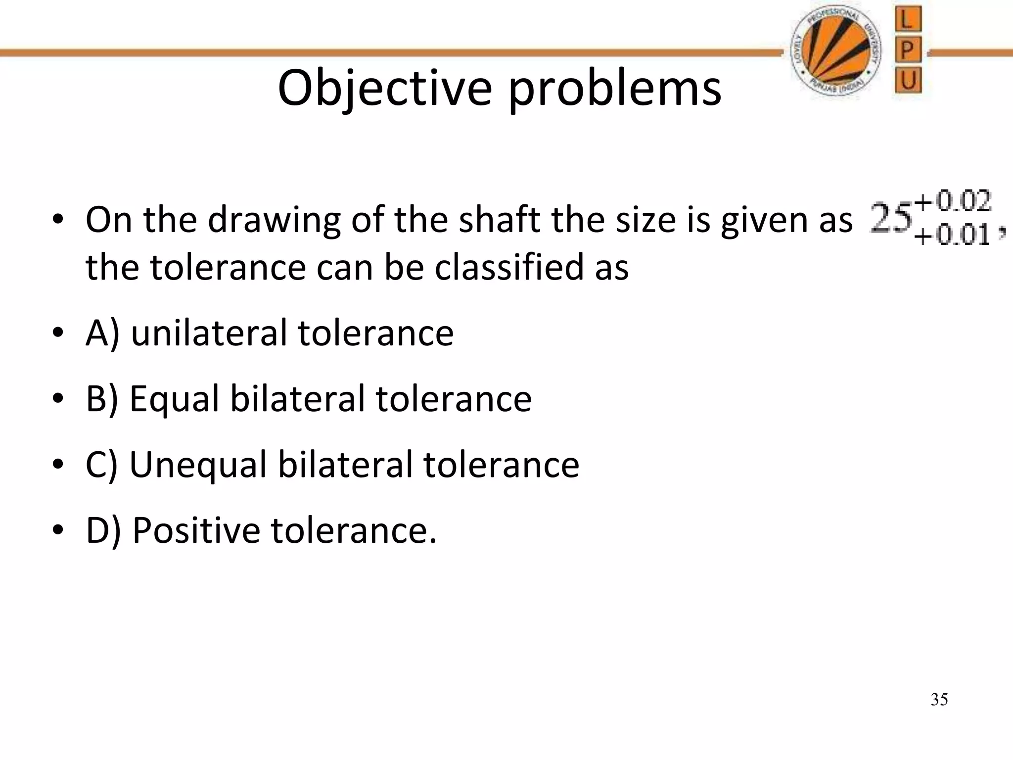 limits,fits and tolerances | PPTX