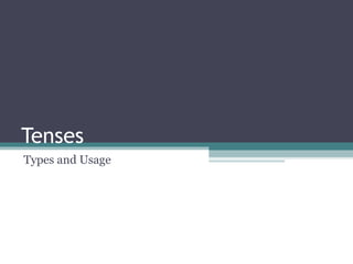 Lecture4 6 19541-tenses | PPT
