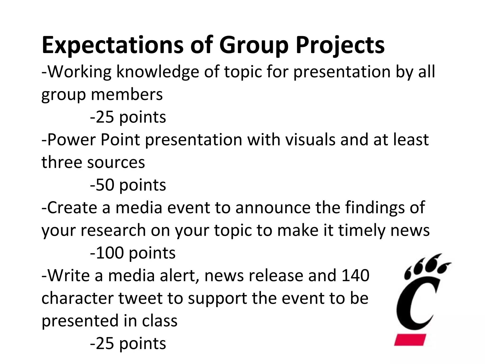 Sports PR Lecture, 4-9-19 | PPT