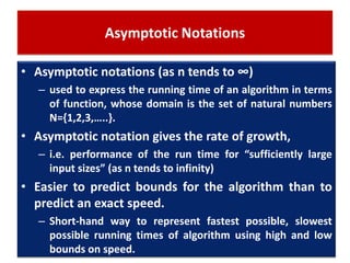 Lecture 4 asymptotic notations | PPT
