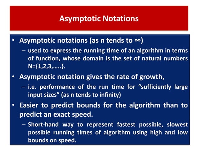 Lecture 4 asymptotic notations | PPT