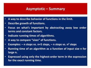Lecture 4 asymptotic notations | PPT