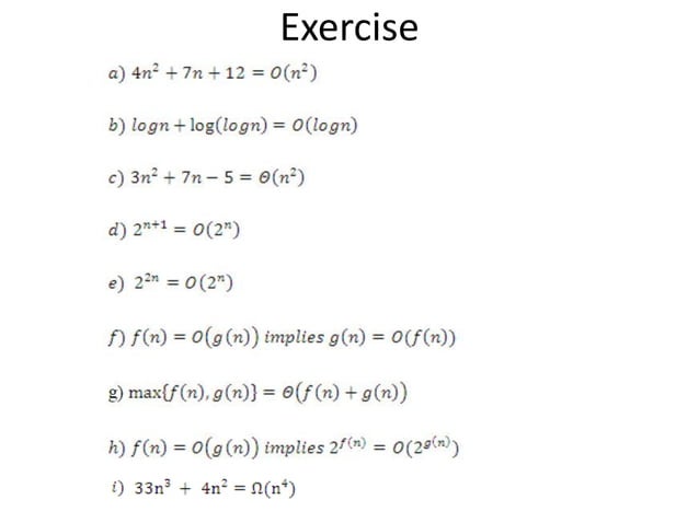 Lecture 4 Asymptotic Notations