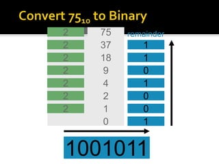 Lecture4 binary-numbers-logic-operations | PPTX