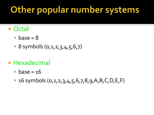 Lecture4 Binary Numbers Logic Operations Ppt 7471