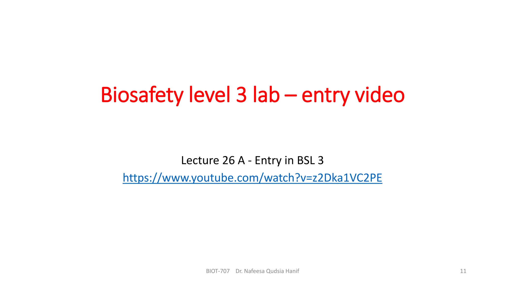 Lecture 4 - Biosafety Levels 3 - The Containment Laboratory.pptx