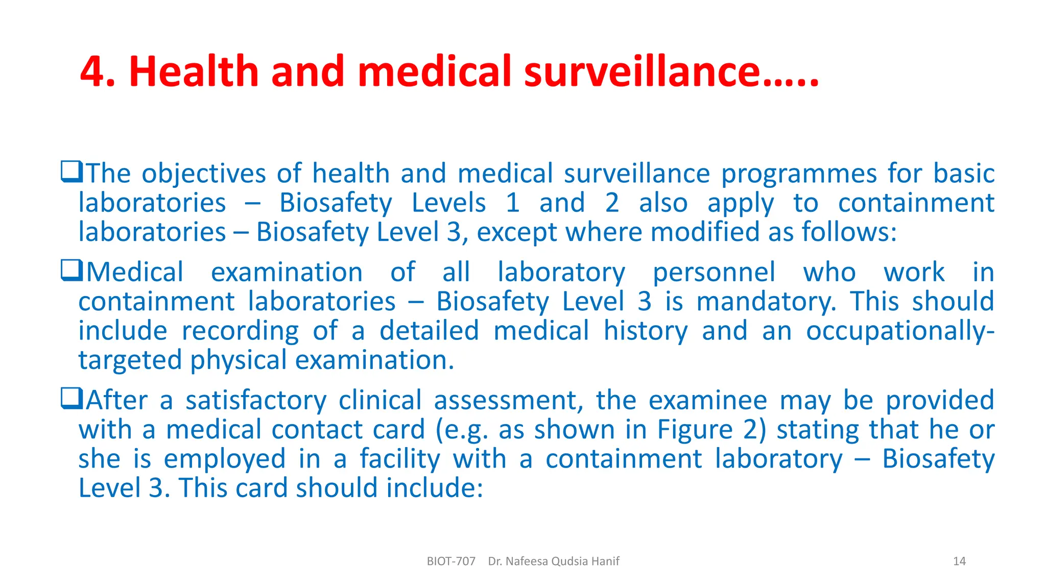 Lecture 4 - Biosafety Levels 3 - The Containment Laboratory.pptx