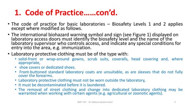 Lecture 4 - Biosafety Levels 3 - The Containment Laboratory.pptx