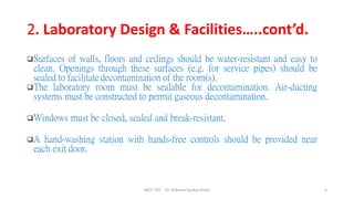 Lecture 4 - Biosafety Levels 3 - The Containment Laboratory.pptx