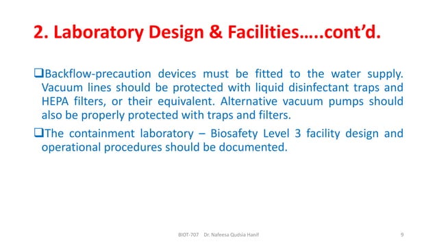 Lecture 4 - Biosafety Levels 3 - The Containment Laboratory.pptx
