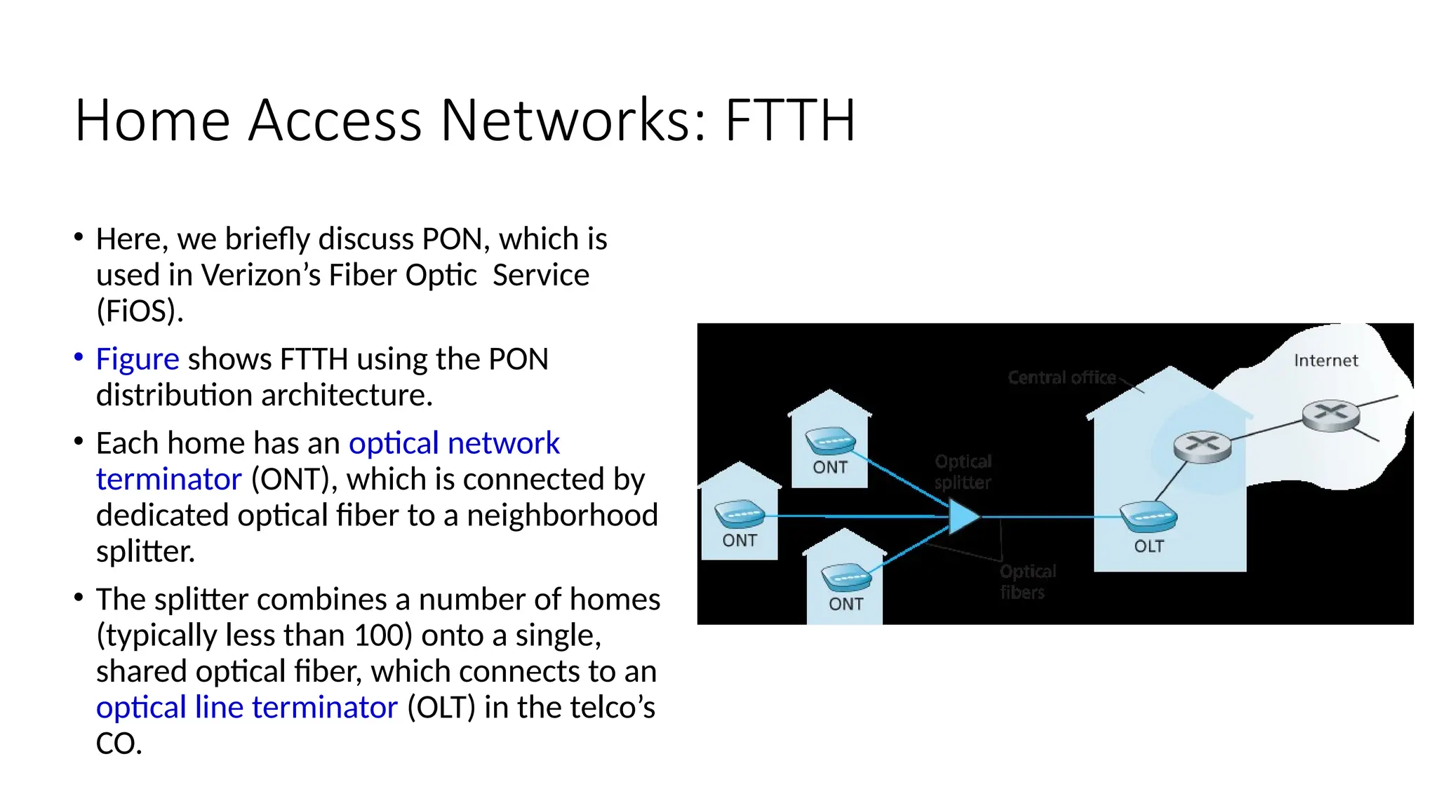 Types of connections like FTTH , cable internet, etc | PPTX