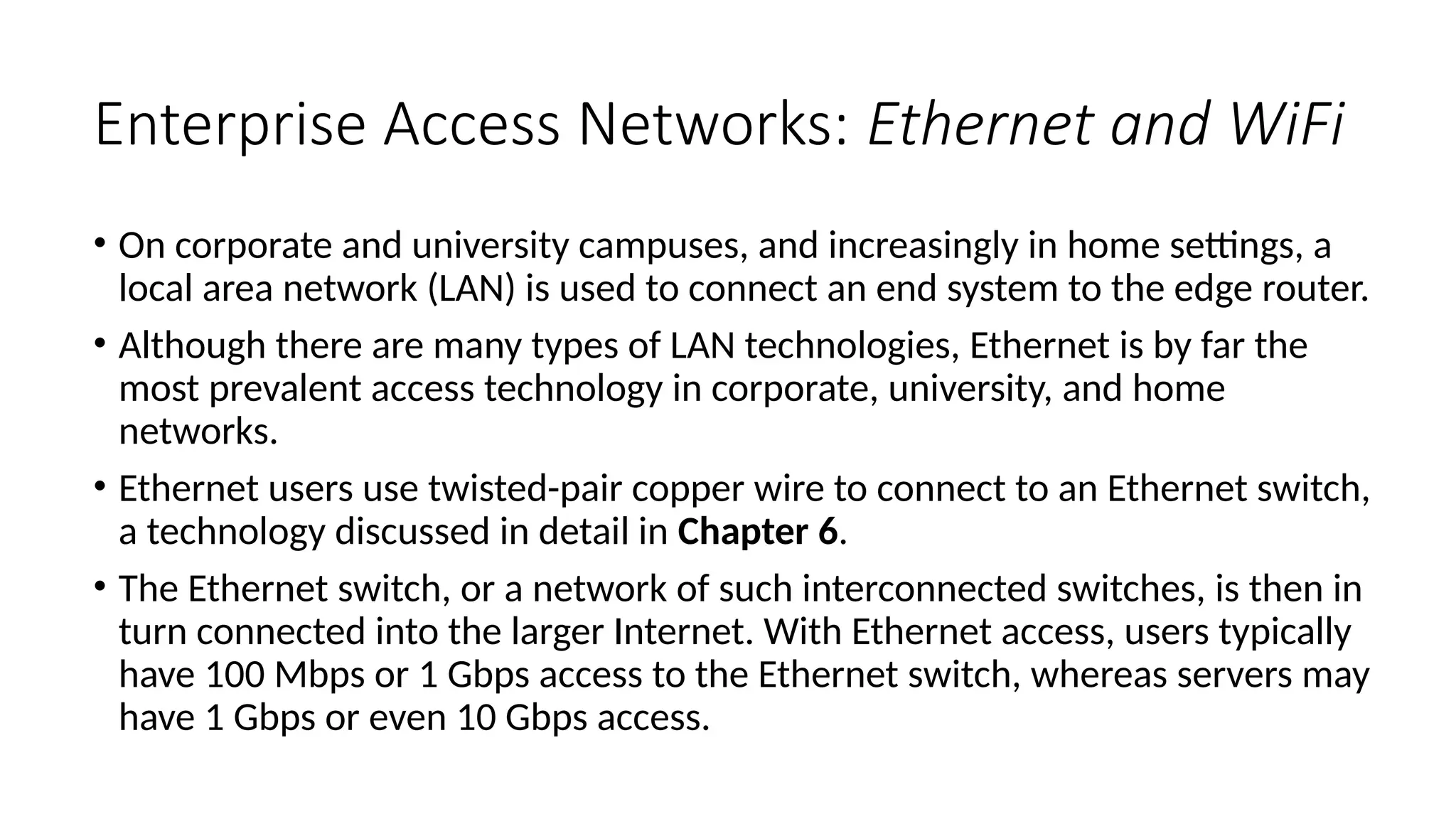 Types of connections like FTTH , cable internet, etc | PPTX