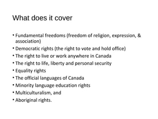 Lecture 4 canadian charter | PPT