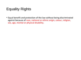 Lecture 4 canadian charter | PPT