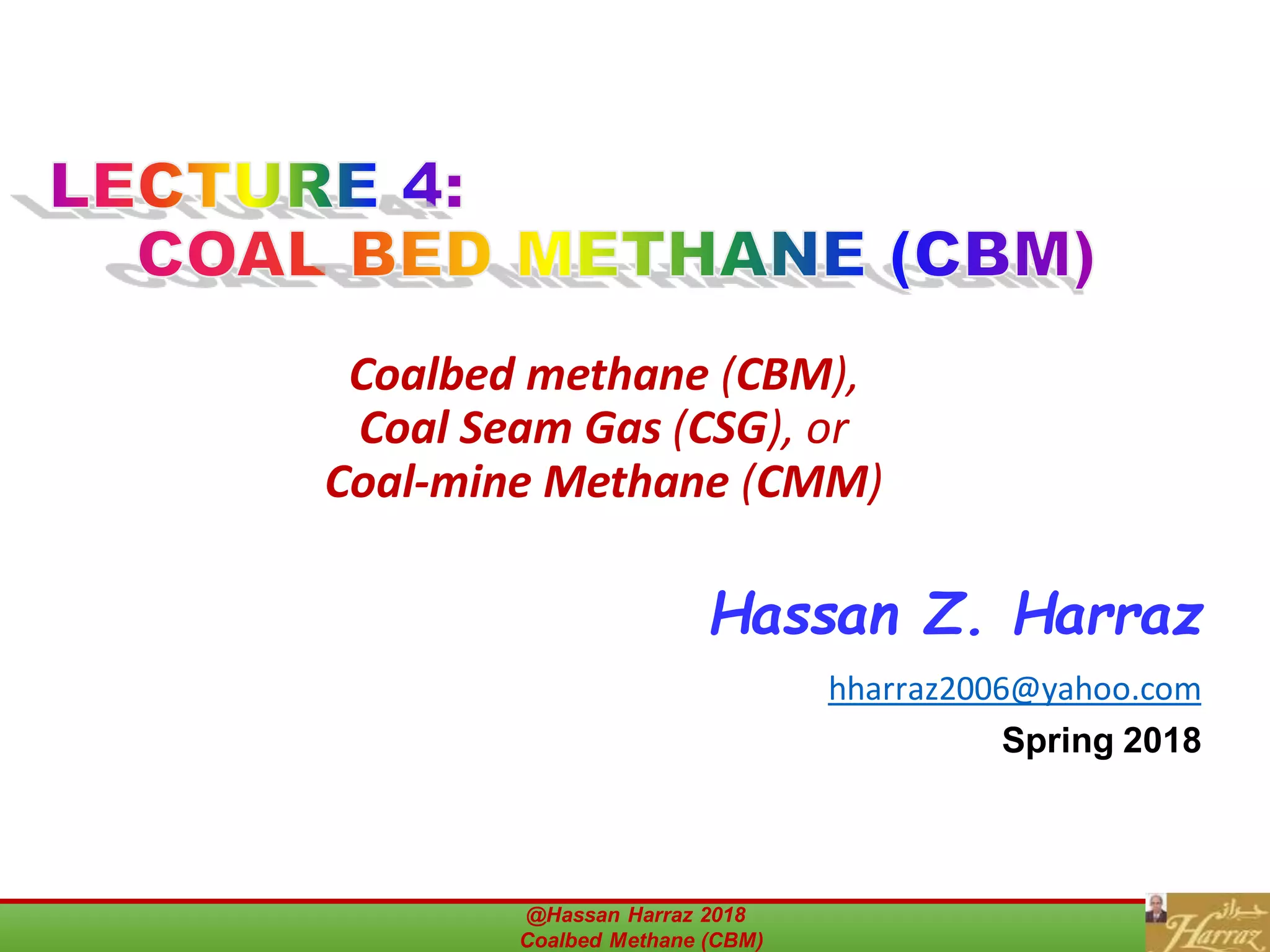 COAL BED METHANE (CBM) | PDF